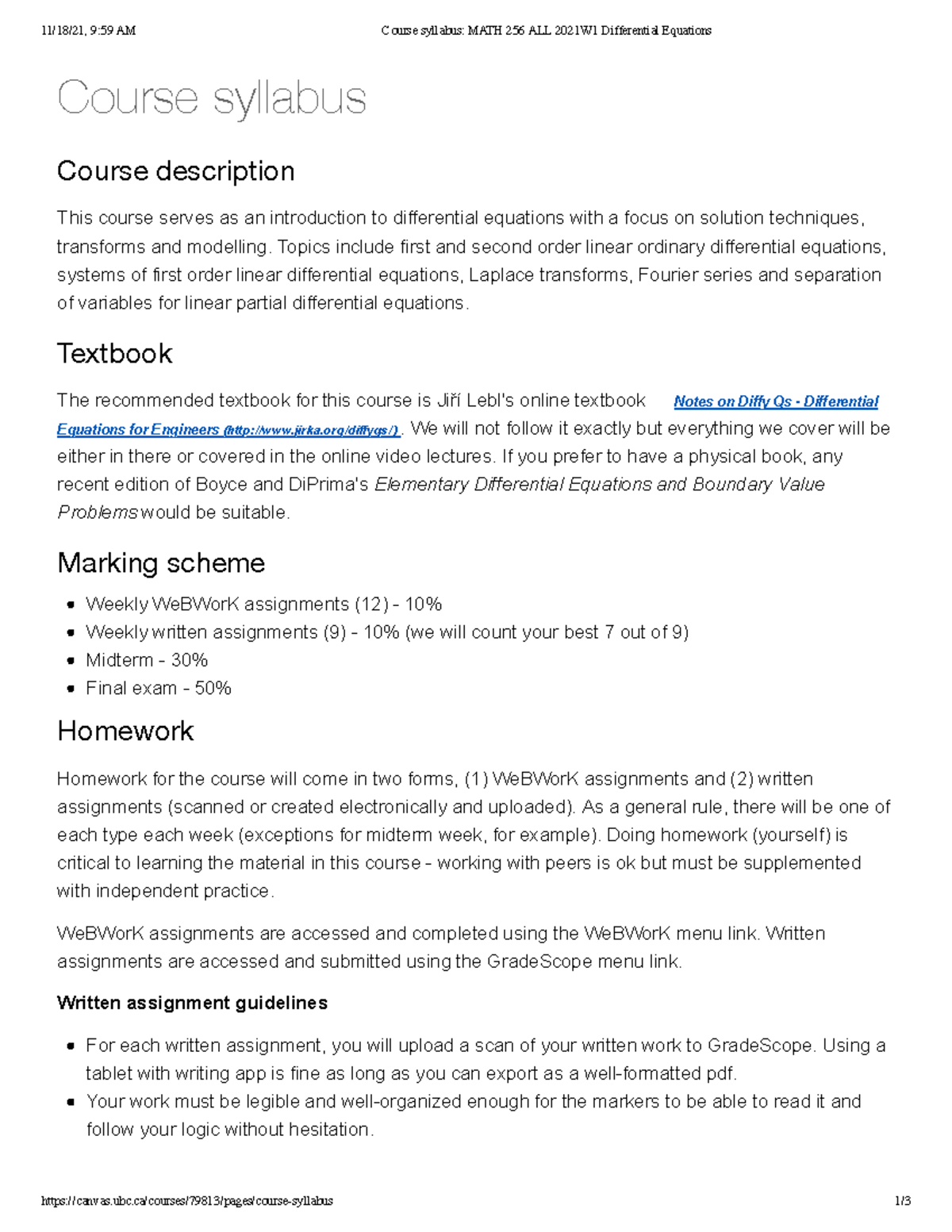 MATH256 101 - 11/18/21, 9:59 AM Course syllabus: MATH 256 ALL 2021W1 ...