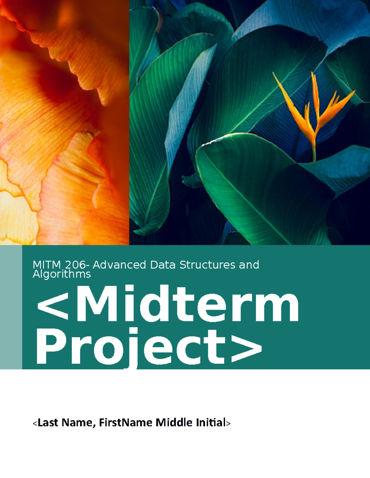 Midterm Term Paper ADSA 2 - BS Pharmacy - MITM 206- Advanced Data ...