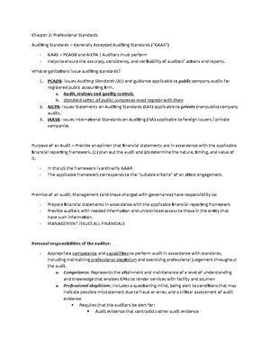 Exam 3 - Audit - Chapter 12: Auditing Inventory and COGS The Inventory and COGS Cycle The steps ...