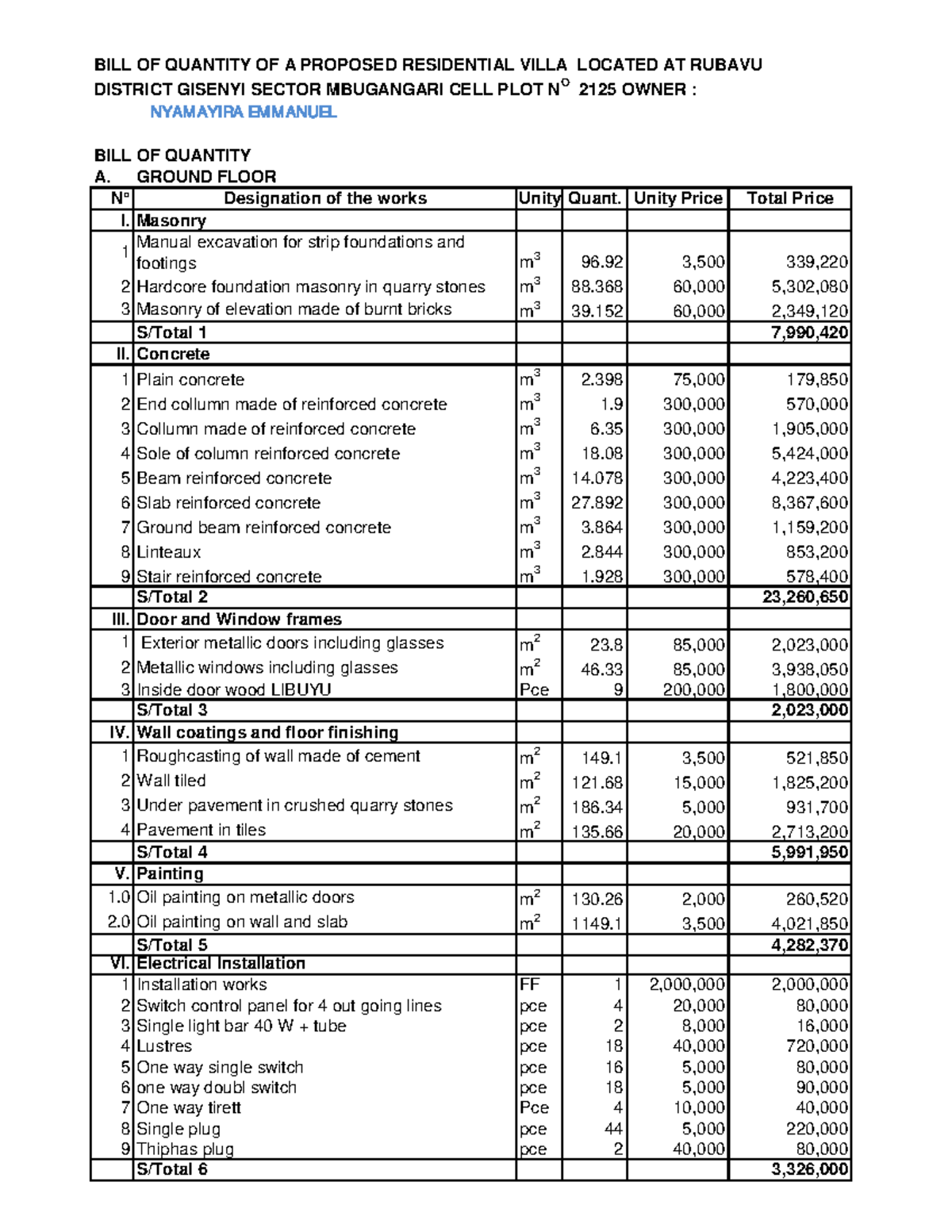 Element 111 e2182c818a3c312fff762f05f46b00a0-914-Devis emmanuel - BILL ...
