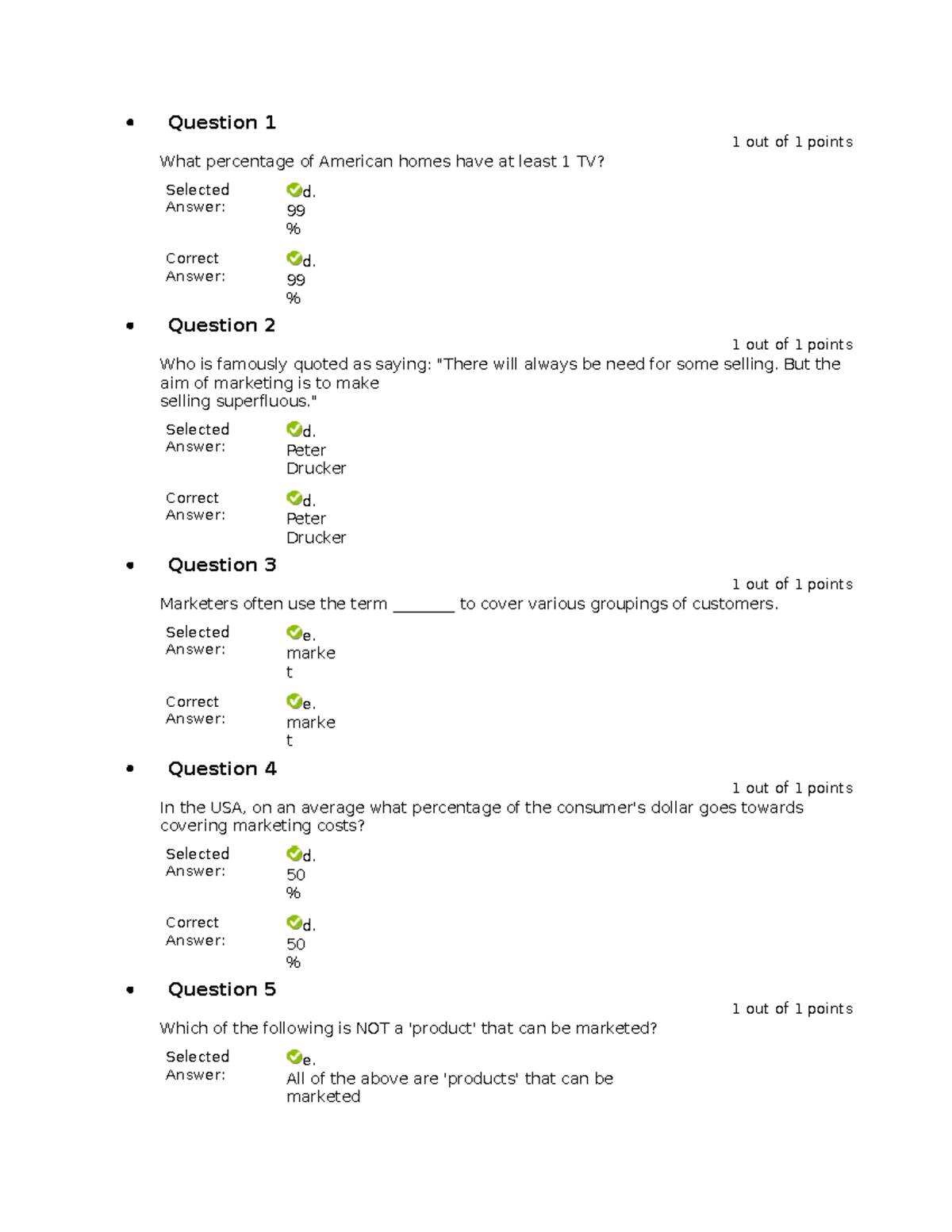 Quiz-CH1-CH7 - Practice Question/Quiz - Question 1 1 out of 1 points ...