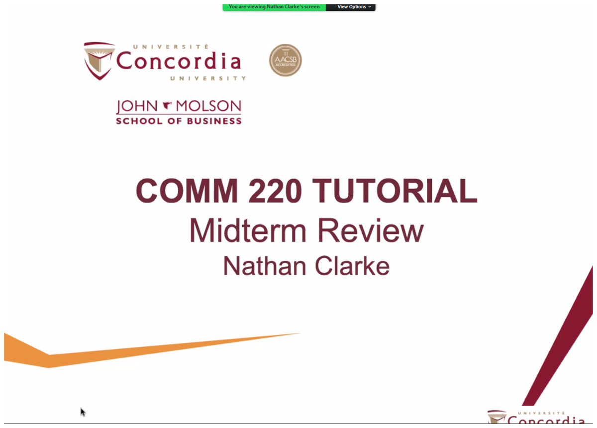 Week6 Midterm-Nathan - Comm220 - Studocu