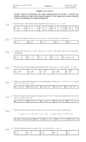 1229Af18t2v1 - practice material - Instructor’s Name (Print) Student’s ...