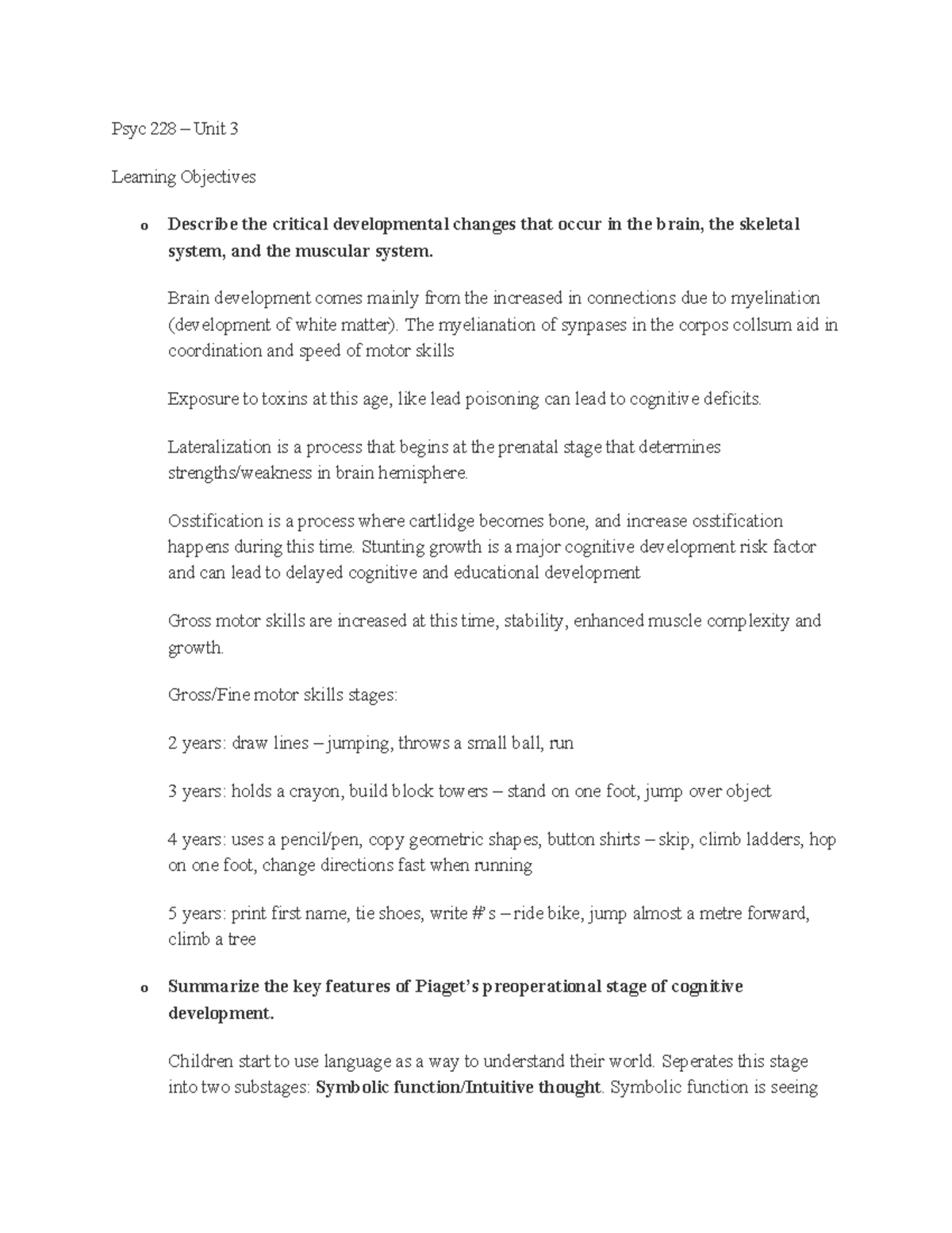 Unit 3 - Chapter 11+`12 + Study Notes + Questions - Psyc 228 – Unit 3 ...