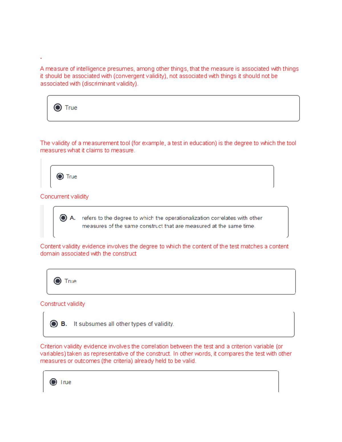 Capstone research 2 - . A measure of intelligence presumes, among other ...
