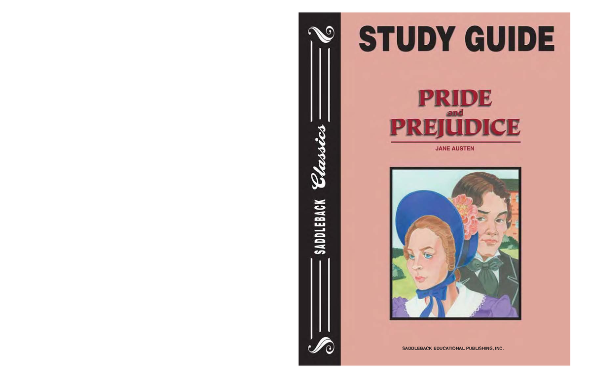 Laurel and Associates Pride and Prejudice - Study Guide Saddleback ...