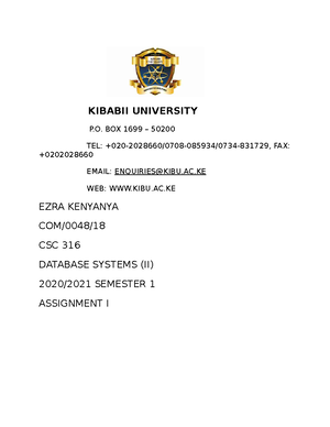 Insurance management system Project documentation - KIBABII ONLINE ...