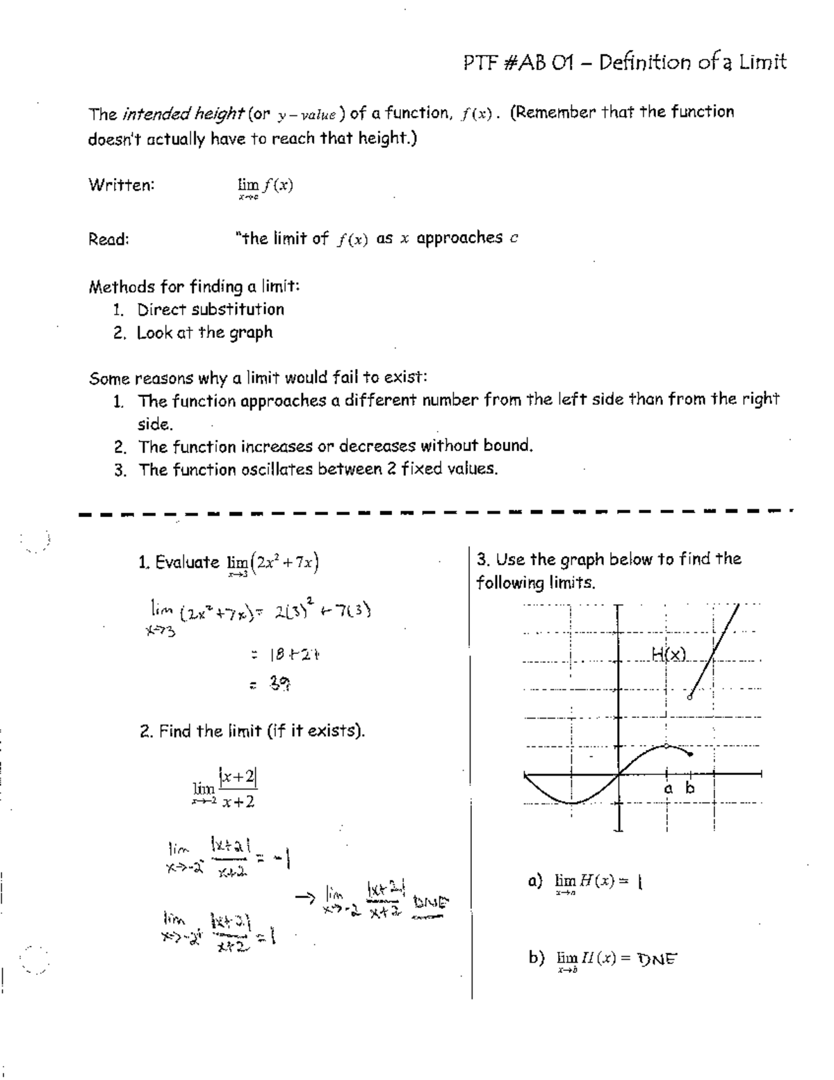 AB Calculus Review Path to a Five Solutions - Studocu