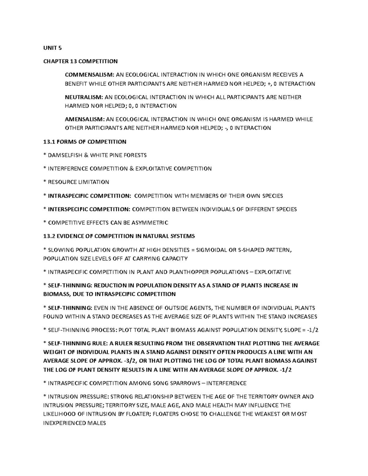 BIOL2060 Notes - BIOL 2060 - U of G - Studocu