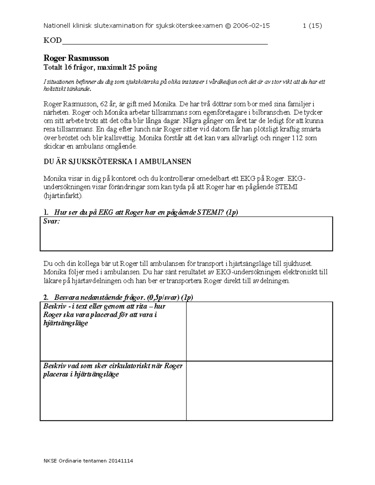 NKSE - Roger Rasmusson & Rut. 2014 - KOD ...