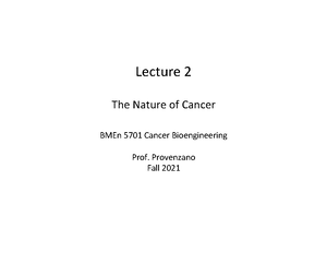 Course Syllabus BMEn 5701 Provenzano Fall 2021 Corrected - Course ...