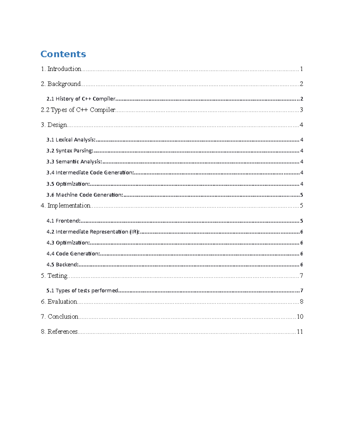 Case stufy ofc++ - report - Contents - Studocu