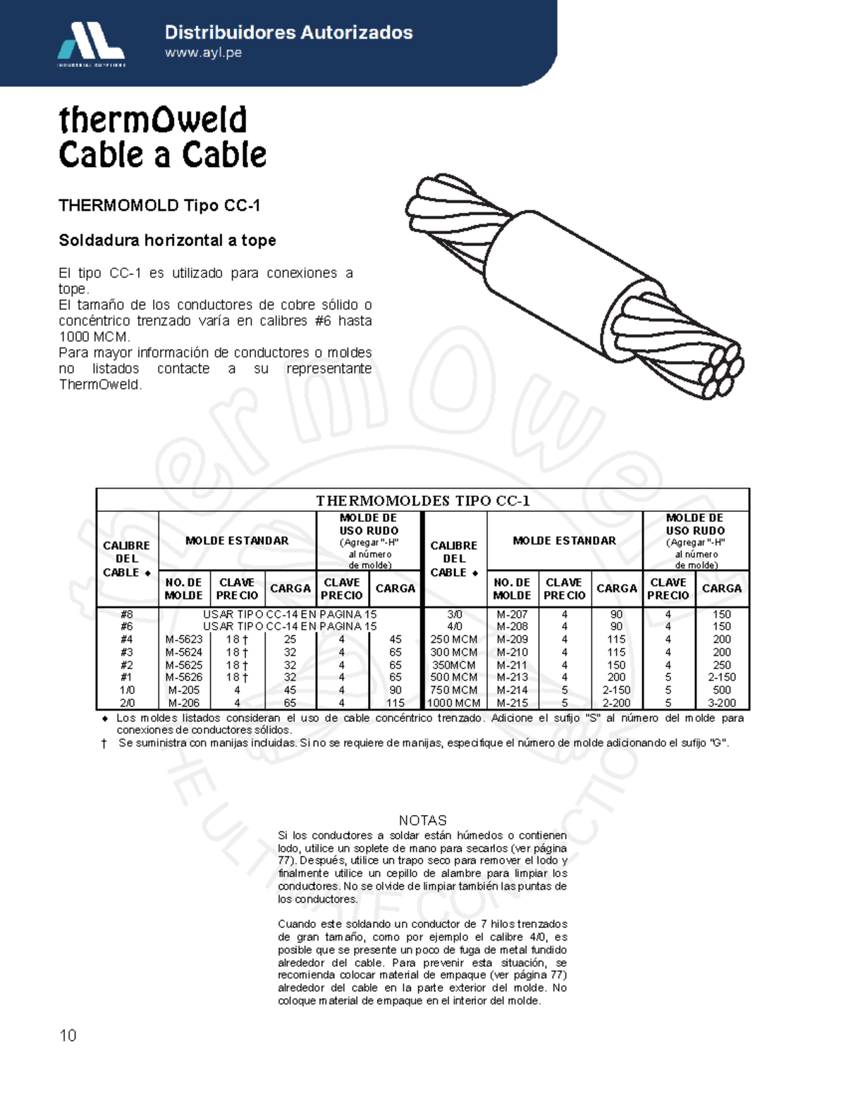 CC1 - Thermoweld - ficha técnica de soldadura - T H E U L T I M A T E ...