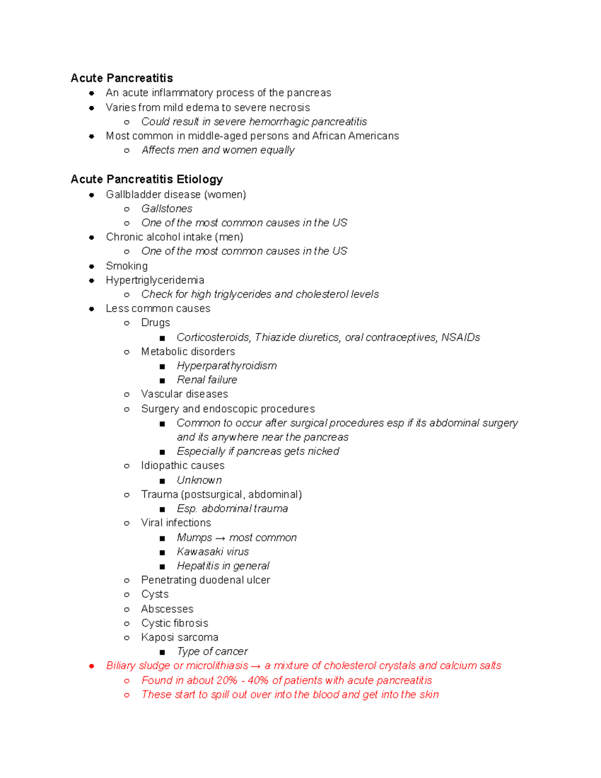 Pancreatitis - Dr. Shannon Dusack, BSN, RN, CNP - Critical Care Nursing ...