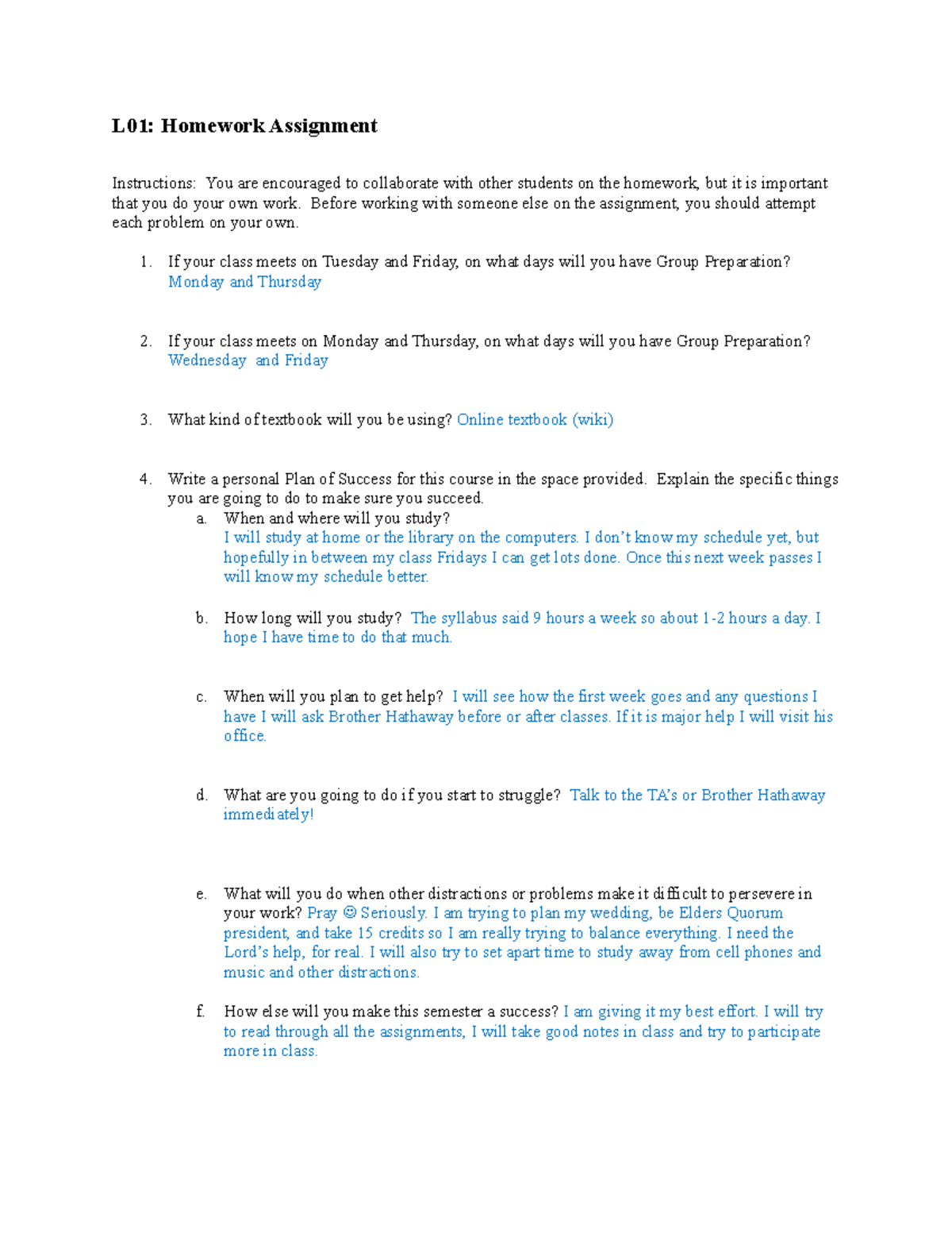 01 HW Assignment - L01: Homework Assignment Instructions: You are ...