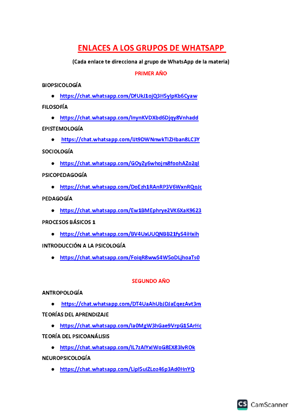 Grupos de wpp - ENLACES A LOS GRUPOS DE WHATSAPP (Cada enlace te direcciona al grupo de WhatsApp ...