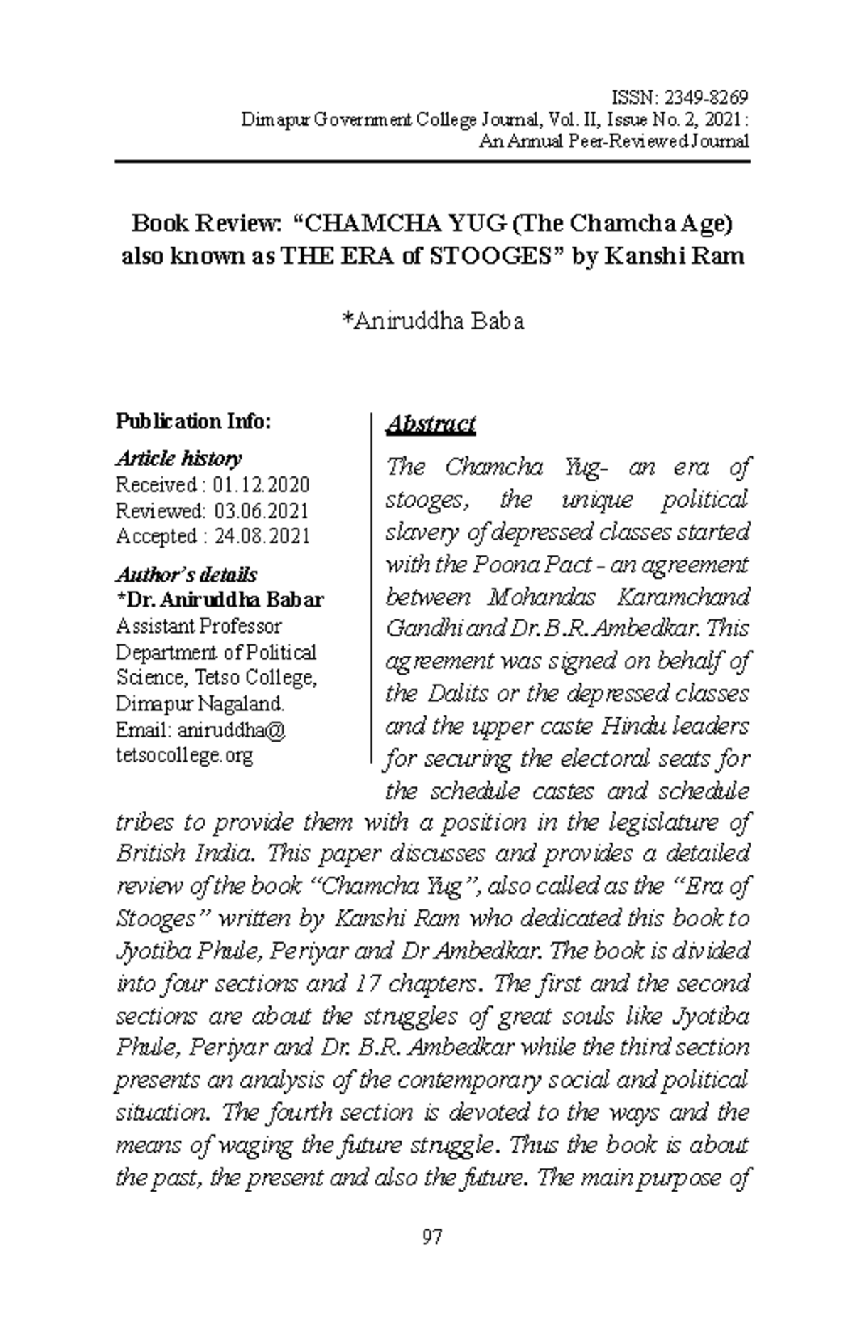 Chamcha YUG The Chamcha Age - Book Review: “CHAMCHA YUG (The Chamcha Age) also known as THE ERA ...