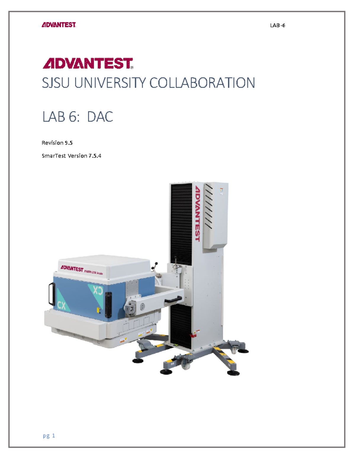6-1 SJSU Lab-6 Manual - practice materials - SJSU UNIVERSITY ...