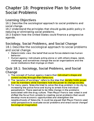 Chapter reading - detailed - CHAPTER 1: Understanding Social Problems ...