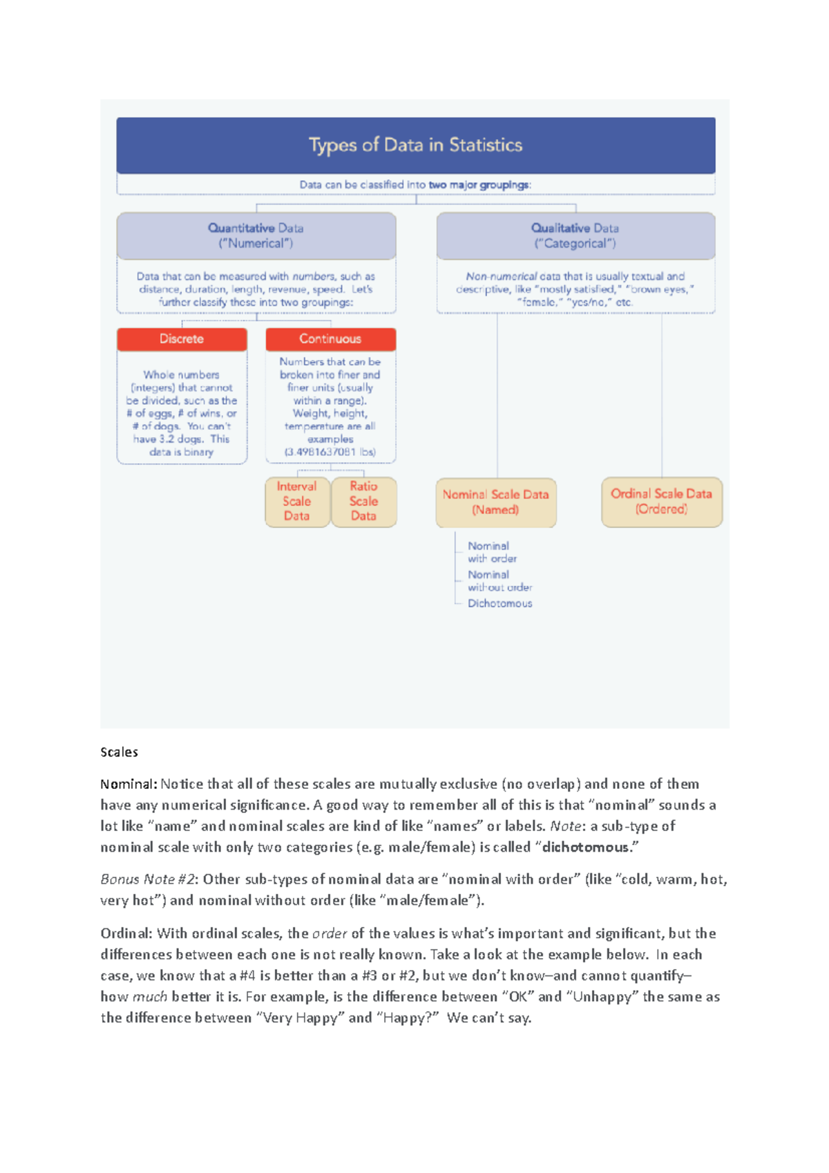 Inference Concepts - AAAAAAAAAAAAAAAAAAAAA - Scales Nominal: Notice ...