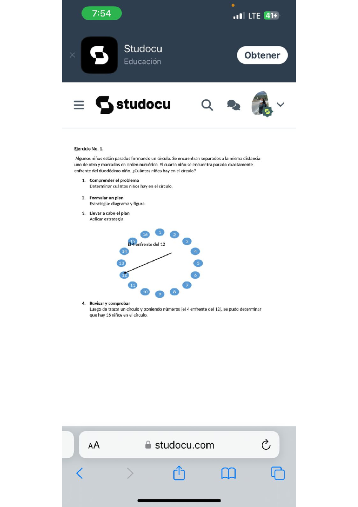 Pdf converter 202410270852 - 7:54 LTE 414 X S Studocu Obtener Educación studocu Ejercicio No. 1 ...