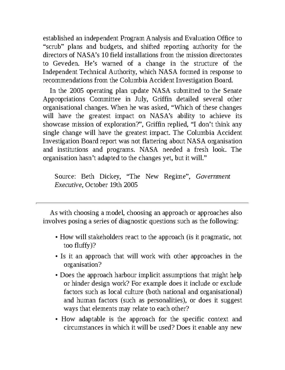 Guide to Organisation Design Chapter (11) - established an independent ...