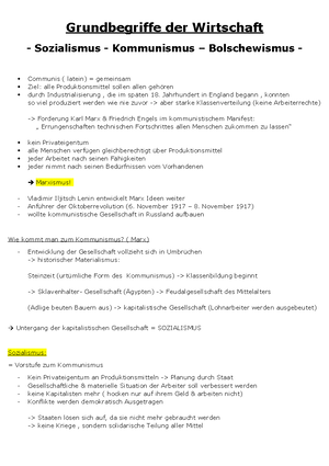 GVWL1 SS23 Aufgabenblatt 10 Lösung - Grundlagen der VWL 1 - mit ...