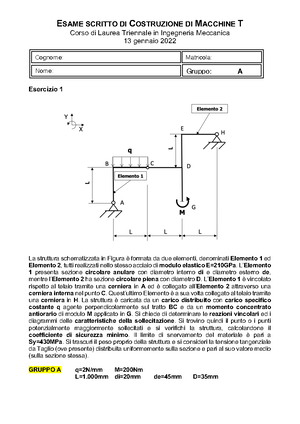 Albero Foro - Disegno Tecnico Industriale per Ingegneria Meccanica Pag ...