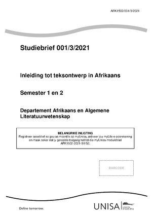 Intensiewe-vorm - Breakdown of intensive forms - - Studocu