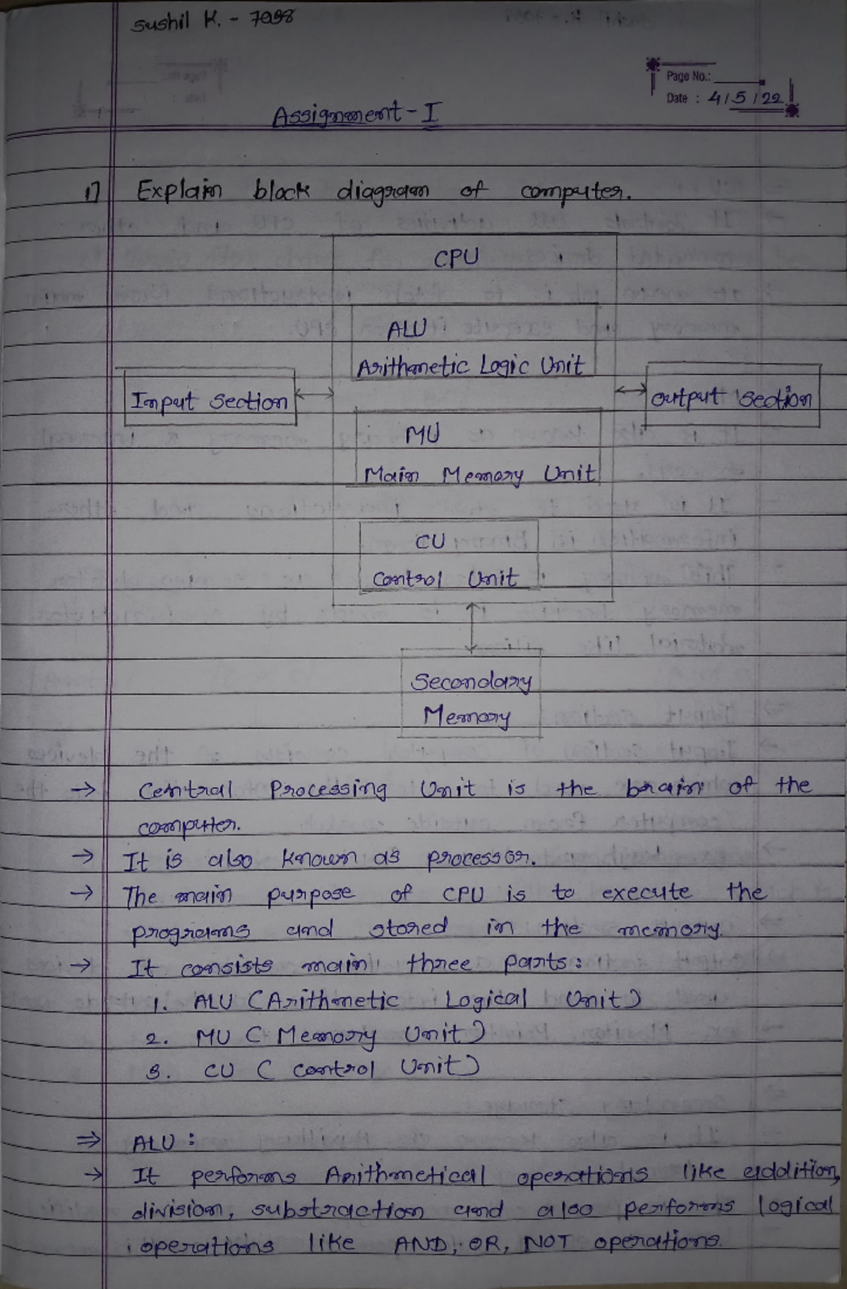 PPS Assignment 1 - em-r I • CU I , ~ MU cu ' C t I· b-o " -,- l - I i I ...