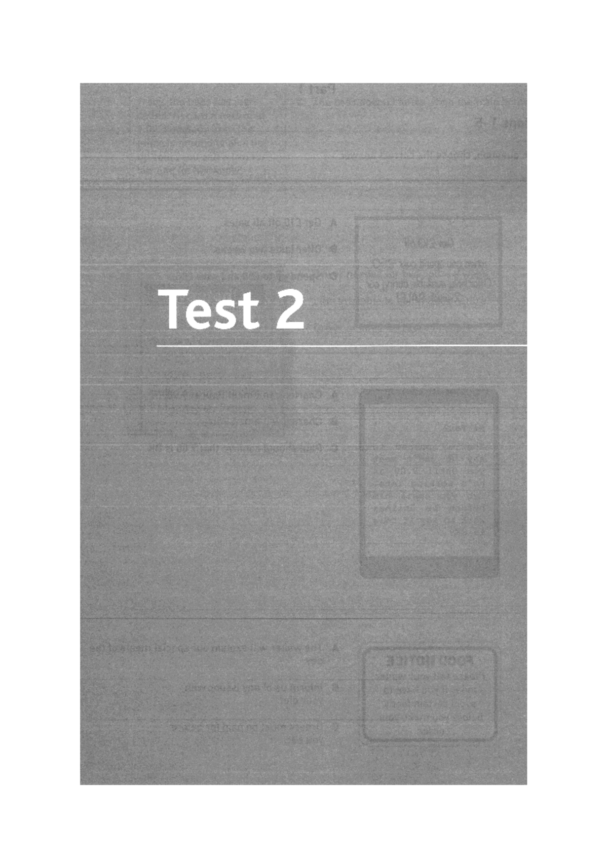 TEST 2 Collins Cambridge English Practice Tests For B1 Preliminary