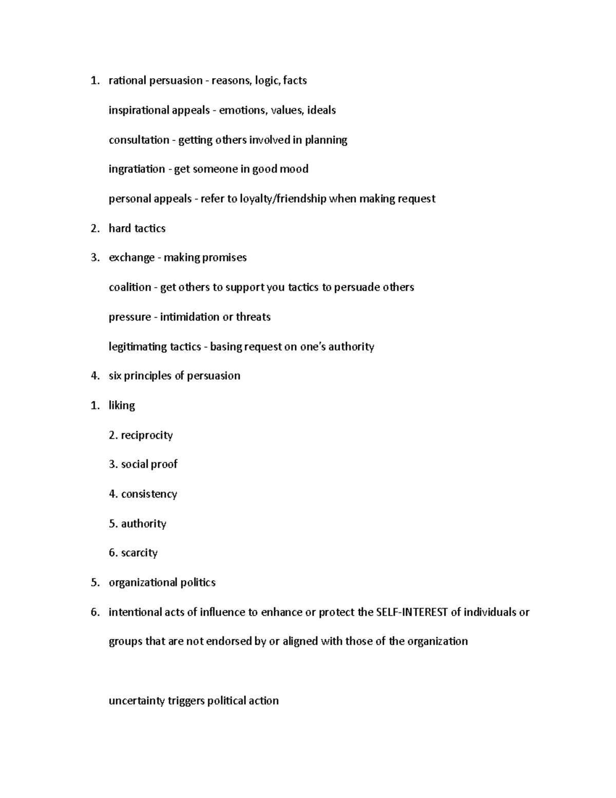 Busmgt 445 15 - notes - rational persuasion - reasons, logic, facts ...
