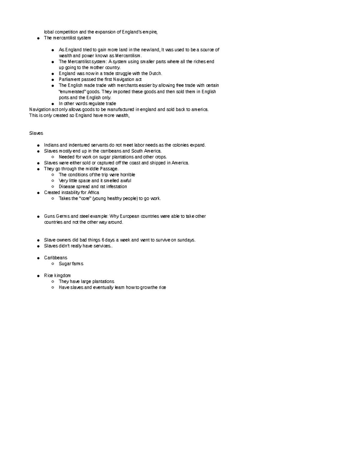 Chapter 4 notes and outline - Google Docs - lobal competition and the ...
