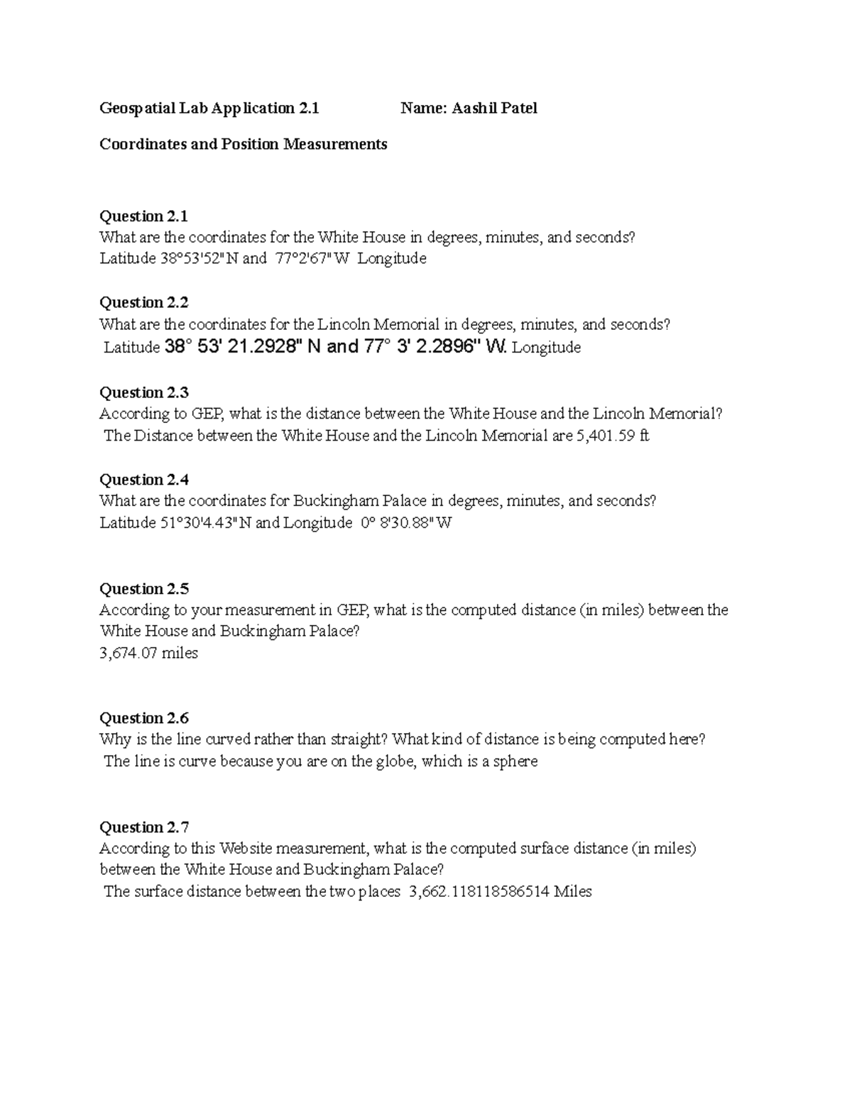 Worksheet Ch 2 - scscsc - Geospatial Lab Application 2 Name: Aashil ...