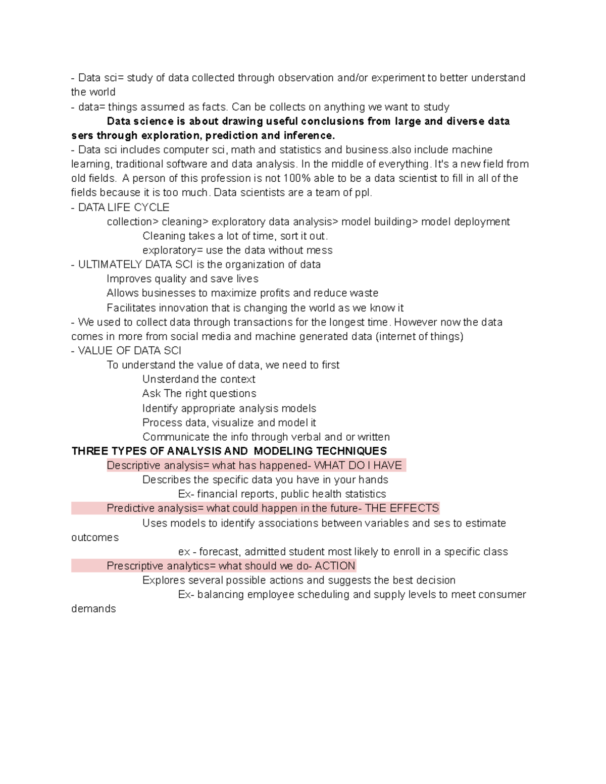 Intro to data sci wed 17 - lecture notes by daniel giorgis - Data sci ...