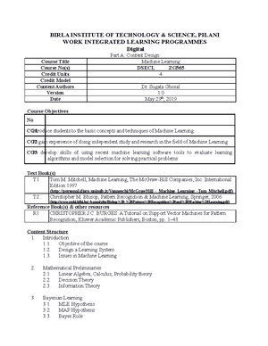 Active Learning Project - A REPORT ON ACTIVE LEARNING FOR THE SUBMISSION OF ASSIGNMENT - 2 BITS ...