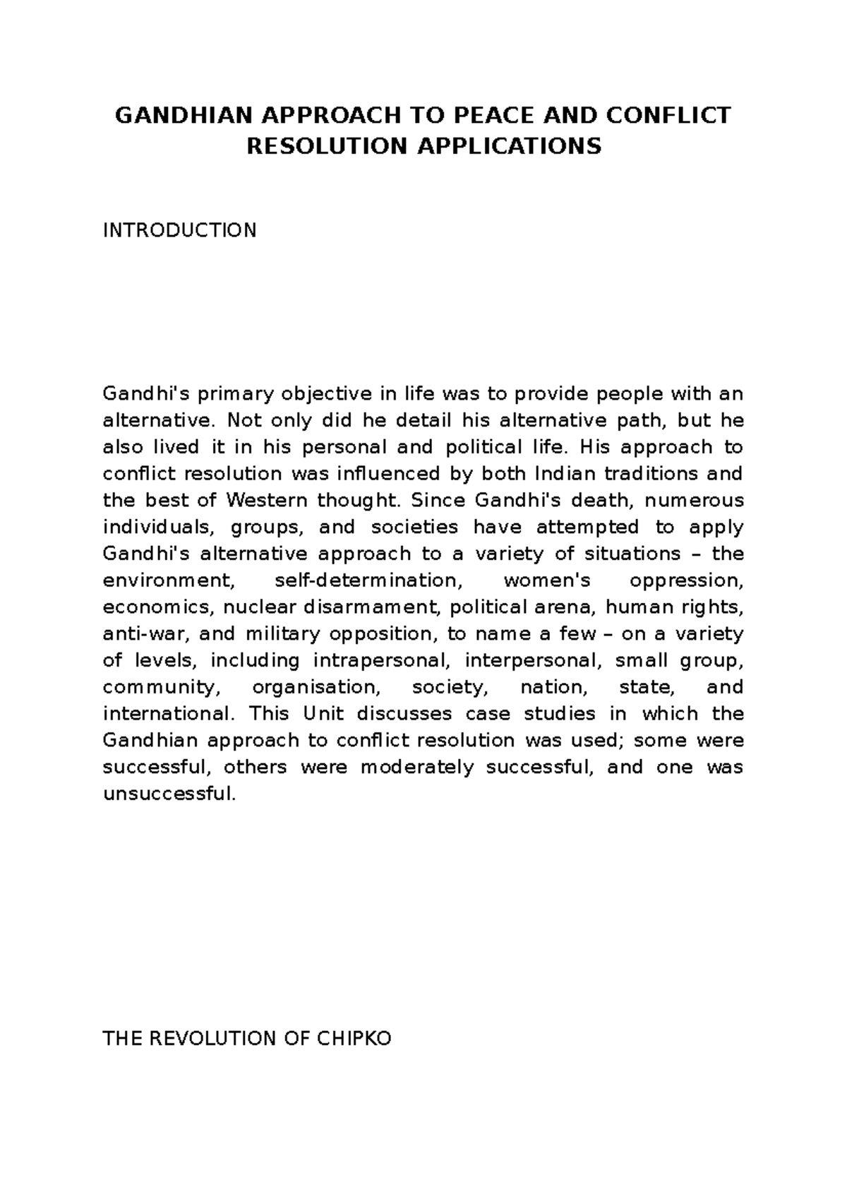 Gandhian Approach TO Peace AND Conflict Resolution Applications The gandhian-approach-to-peace-and-conflict-resolution-applications-the