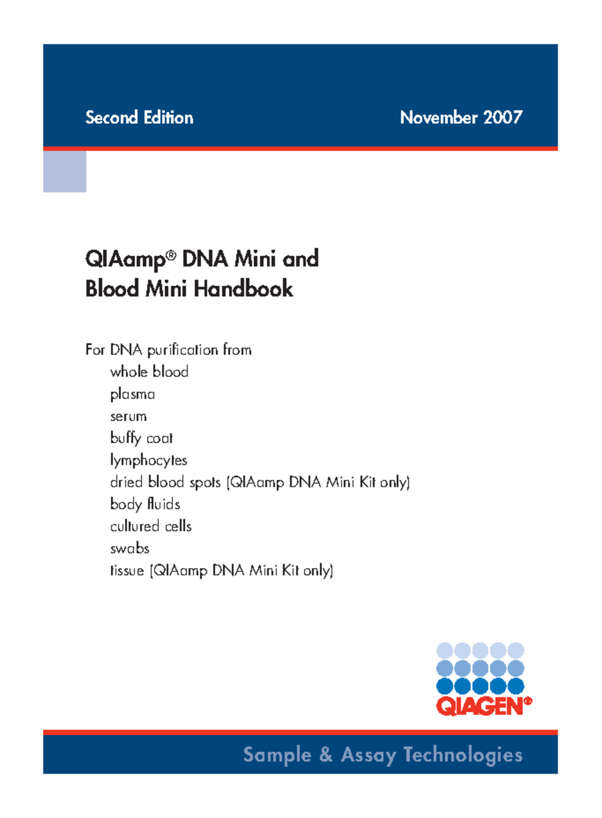 QIA-amp-DNA-Blood-Kits-Handbook - QIAamp® DNA Mini and Blood Mini ...