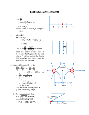 PHY122 EM1 2024 - tutorial - UNIVERSITY OF BOTSWANA Department of Physics PHY 122 – Electricity ...