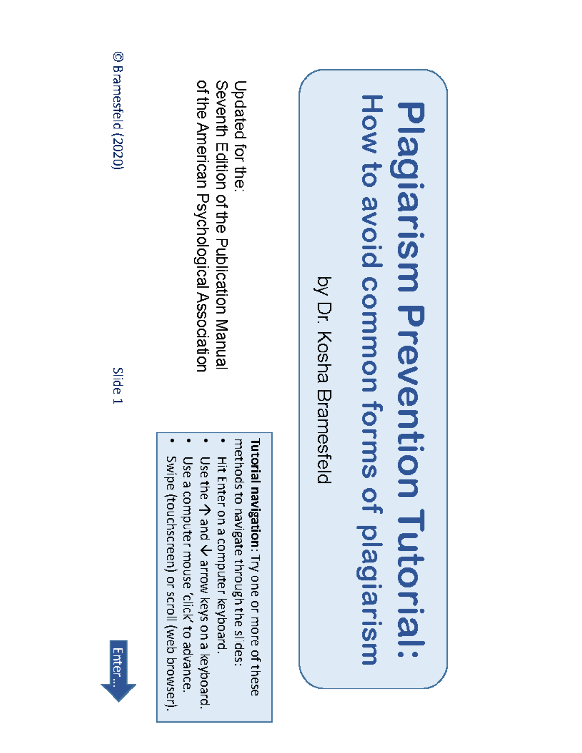 Plagiarism Prevention Tutorial - PSYB70 - U of T - Studocu