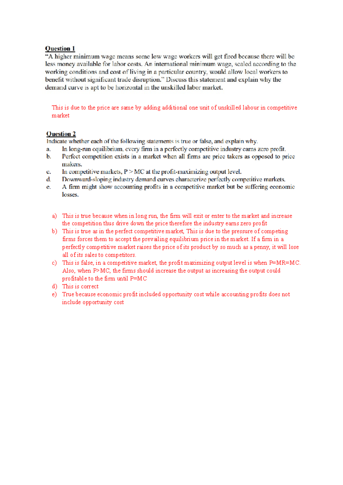 Ecw2731 week 6 tutorial - This is due to the price are same by adding ...