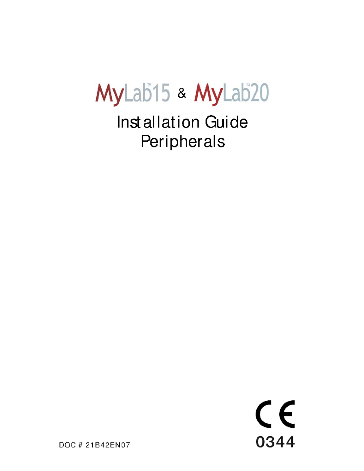 ML15 20 Instal Guide 21B42EN07 - DOC # 2 1 B 4 2 EN 0 7 & Inst allat ...