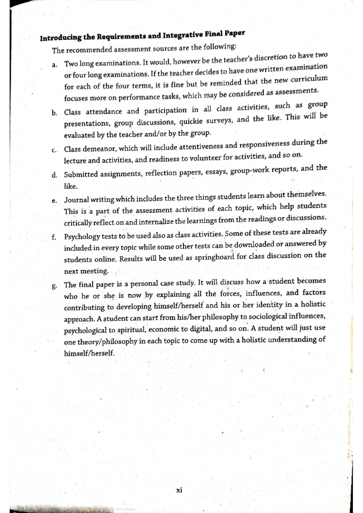 Document 4 - description - Introducing the Requirements and Integrative ...