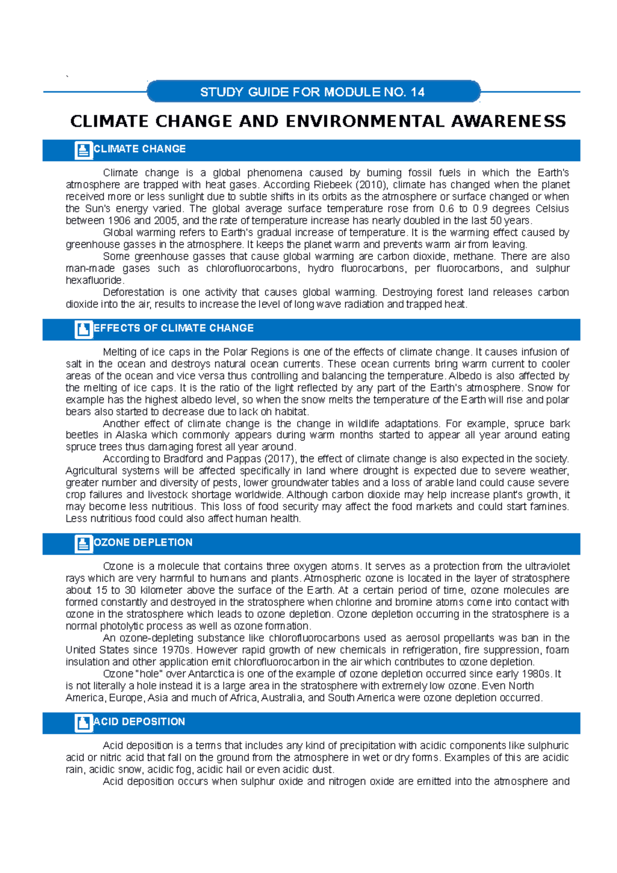 GE6 Study Guide 14 - Lecture notes 14 - Science, Technology, and ...