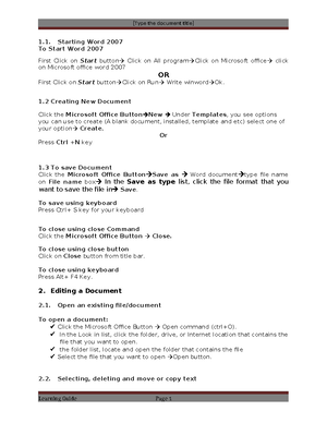 LAP TEST WORD - ENTOTO POLY TECHNIC COLLEGE Computer with application ...