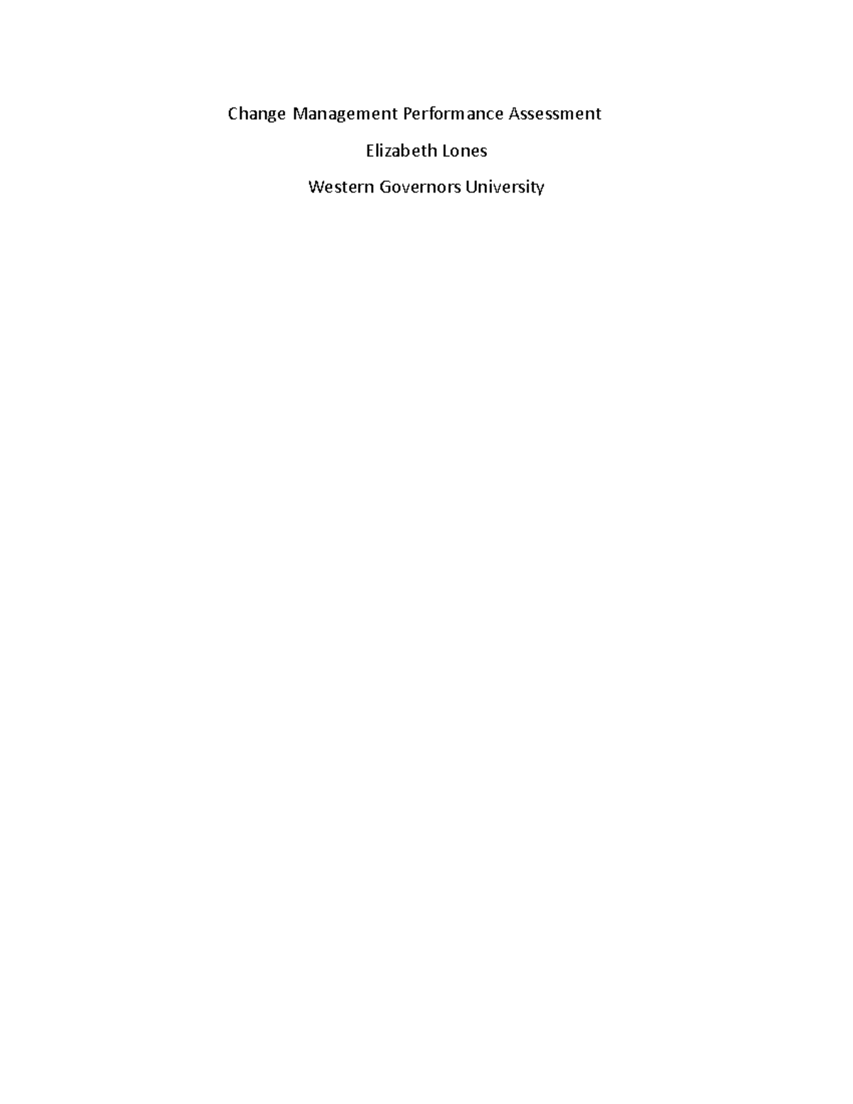 C721-Task Template March 2022 - Change Management Performance ...