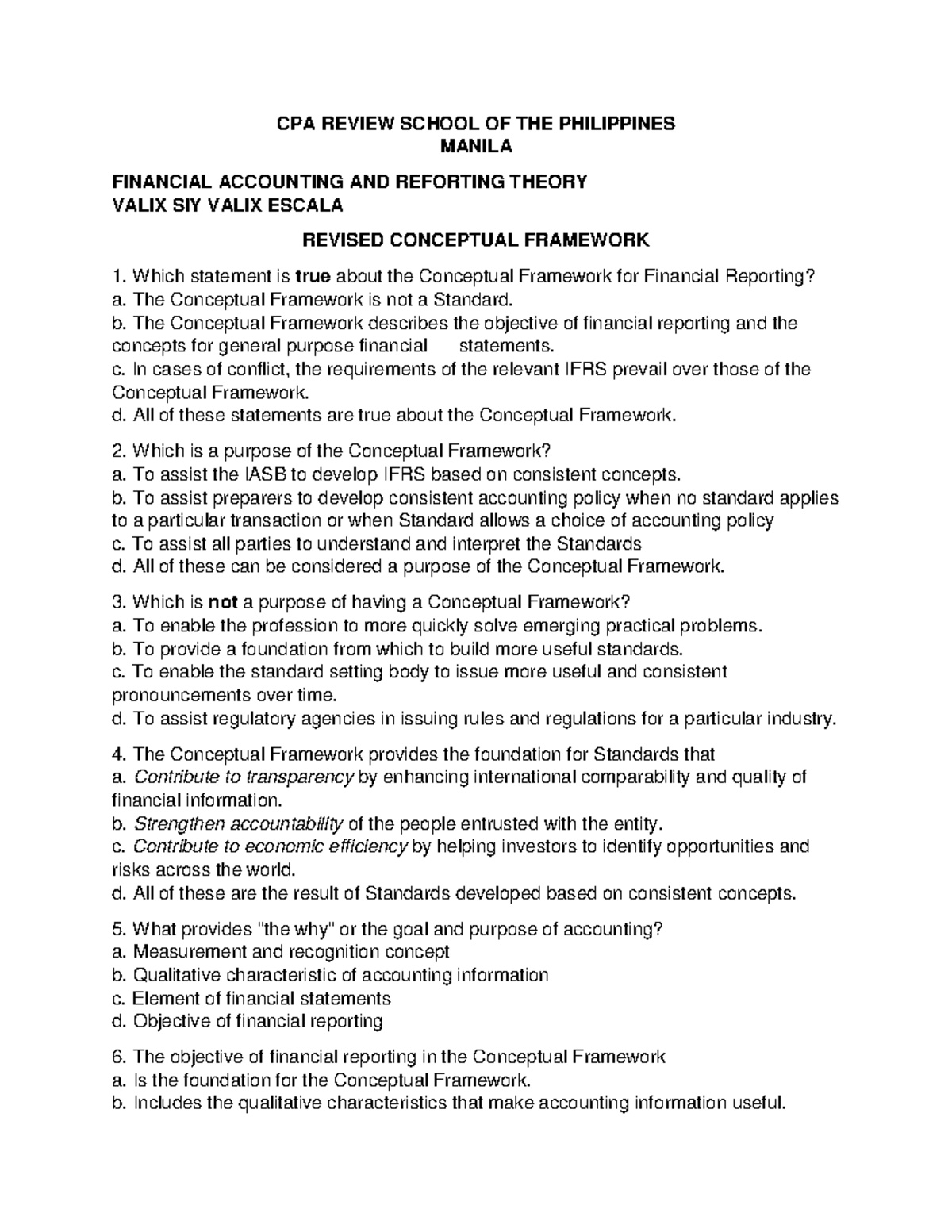 Accounting Exam Reviewer - CPA REVIEW SCHOOL OF THE PHILIPPINES MANILA ...