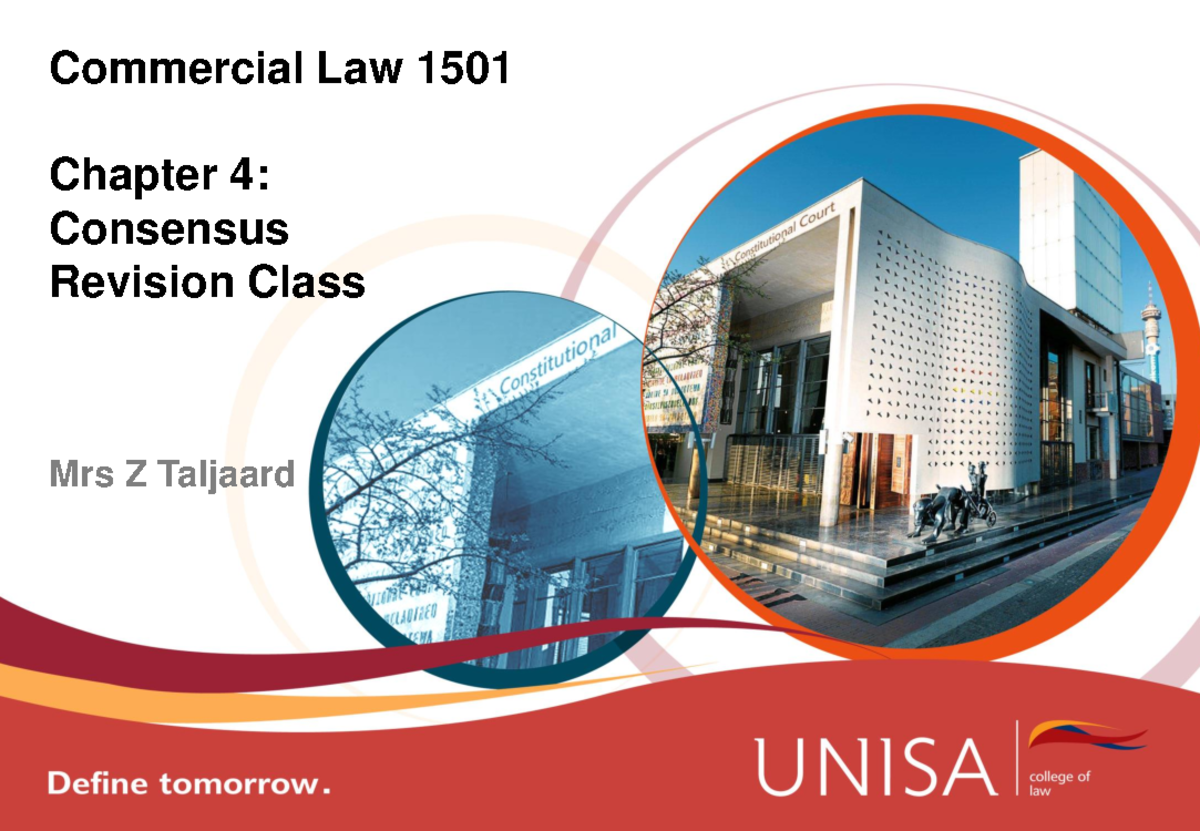 CLA 1501 Chap 4 Rev Lect - Summary for cla notes for chapter 4 ...