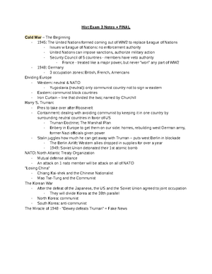 Hist 1302-Exam3=Final quizlet - Hist final Study online at quizlet ...