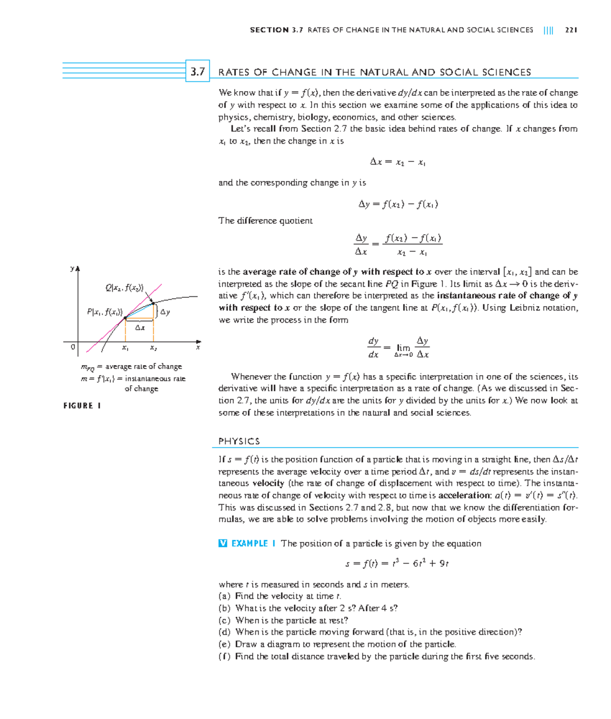Math ch 3-7 - math work - RATES OF CHANGE IN THE NATURAL AND SOCIAL ...